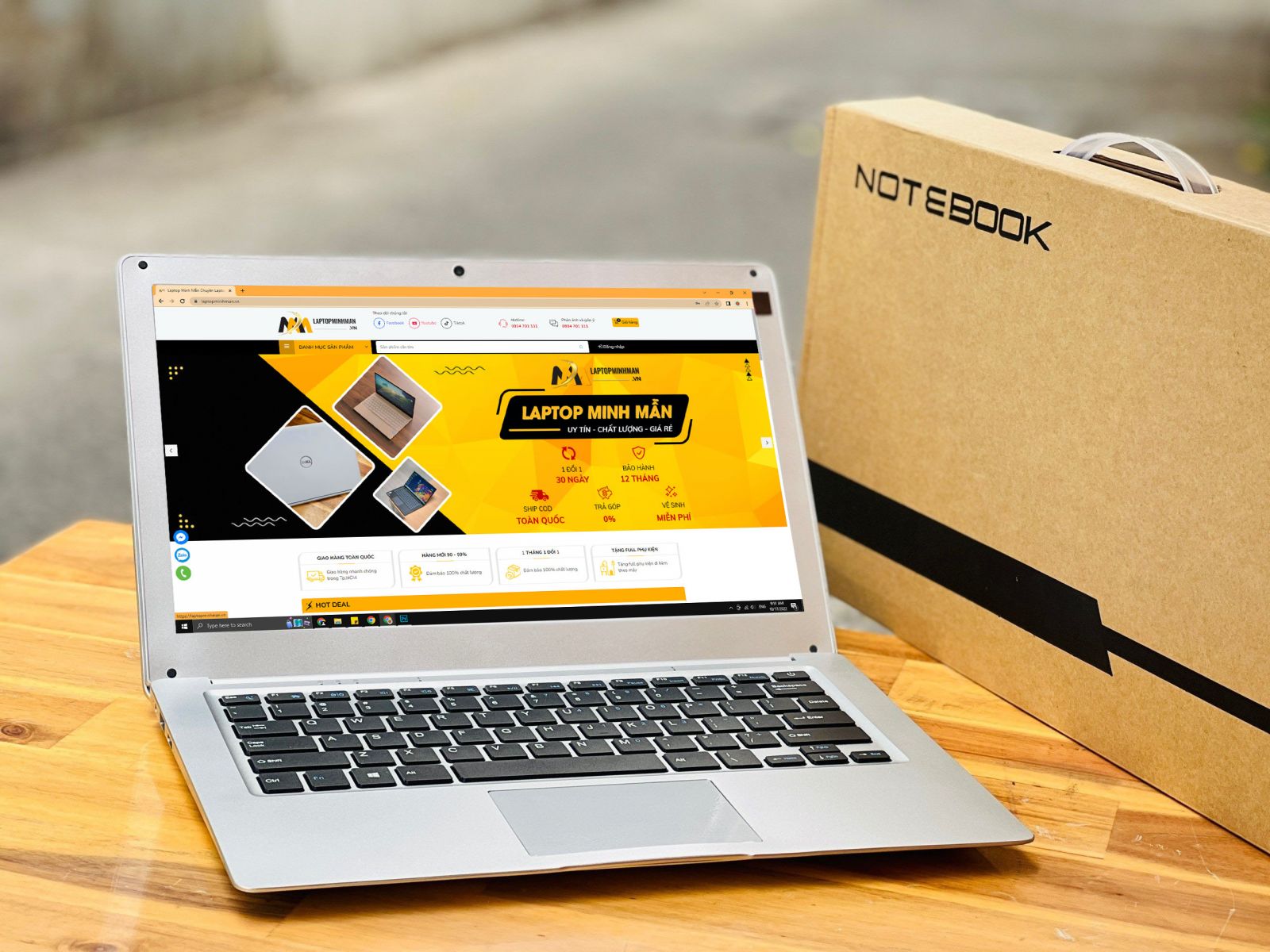 LAPTOP GIÁ RẺ NEW 100% INTEL NOTEBOOK LAPTOP/ RAM 6GB/ SSD 128GB/ MÀU BẠC/ SIÊU GỌN NHẸ/ VĂN PHÒNG